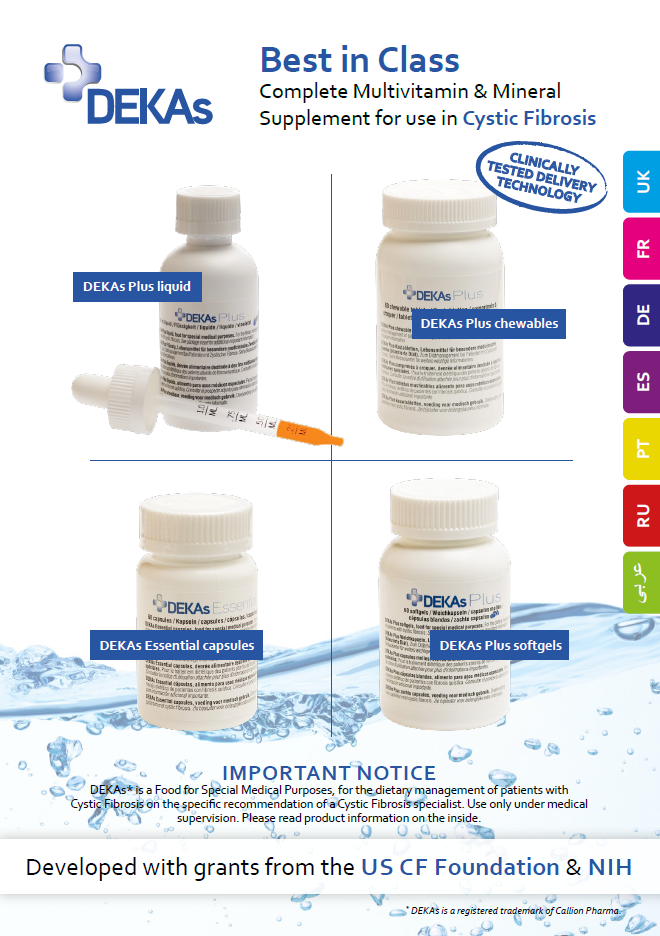 DEKAS in Cystic Fibrosis - DEKAs vitamins